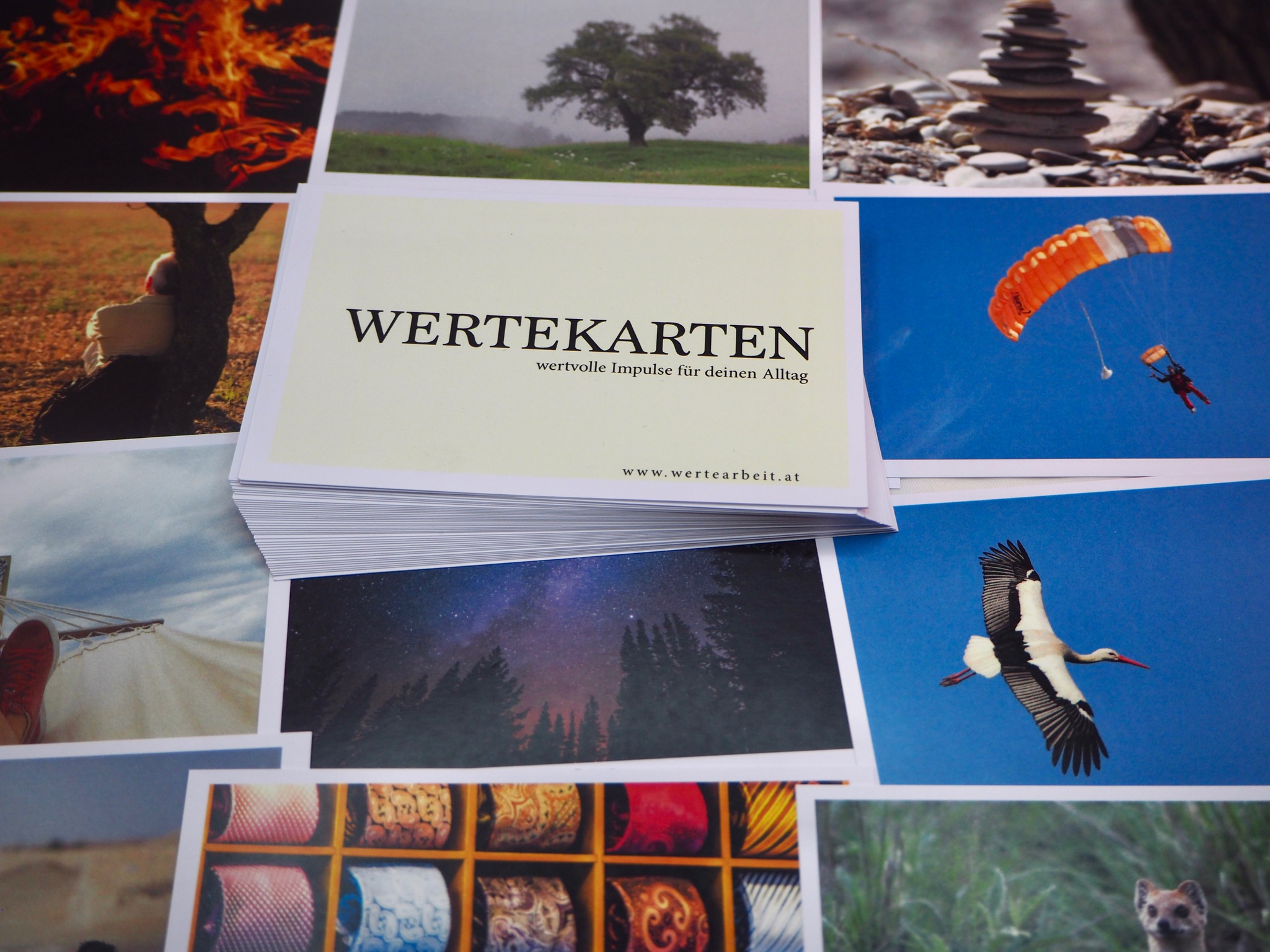 Werte schenken - Wertekarten und Übungen für die Wertearbeit